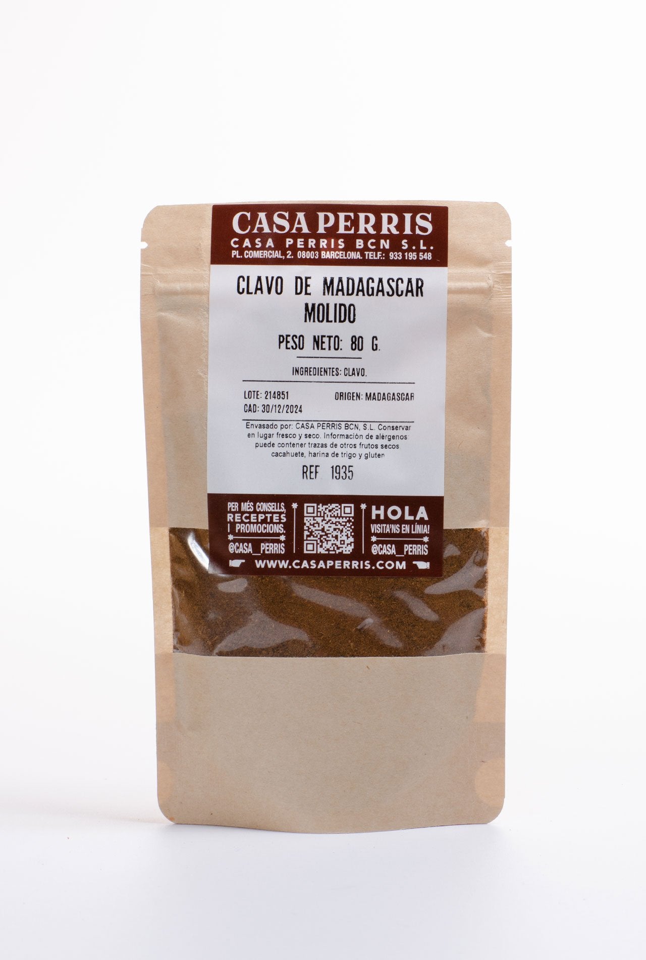 Clavo de Madagascar molido 80g – Casa Perris